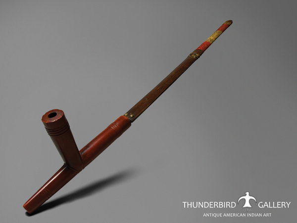Sioux Pipe and Stem / 1860 – Thunderbird Gallery