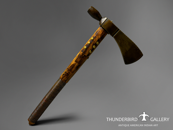 Sioux Pipe Tomahawk / 1860-1870 – Thunderbird Gallery